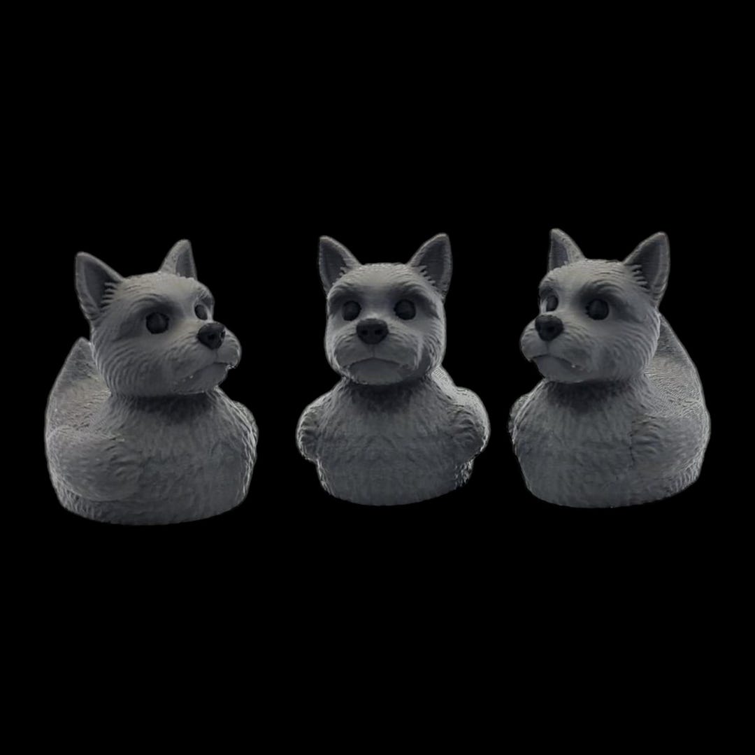 Toto Inspired Dog Duck Bath Toy Shelf Decoration Item Collection Movie ...