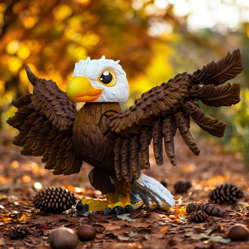 American Bald Eagle Desk Statue - Etsy