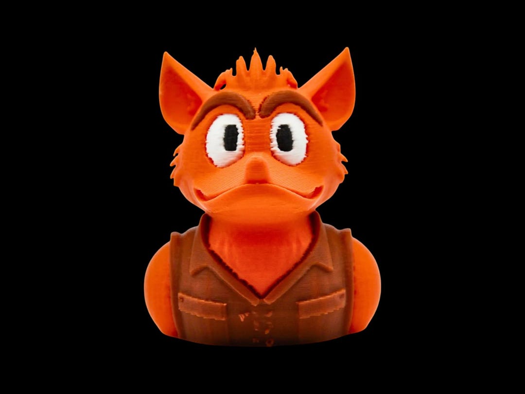 Crash Bandicoot Duck Figure Display Shelf Decoration Idea for Gamer ...