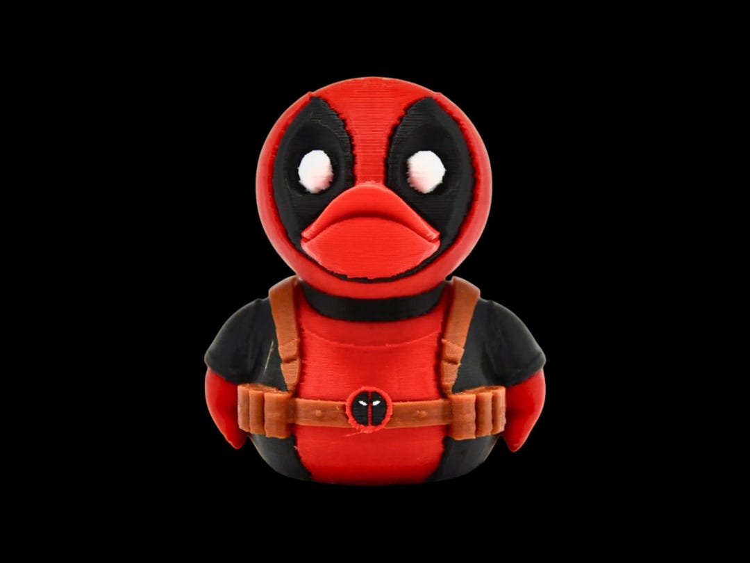 Deadpool Jeep Duck: 3D Printed Superhero Figurine - Etsy