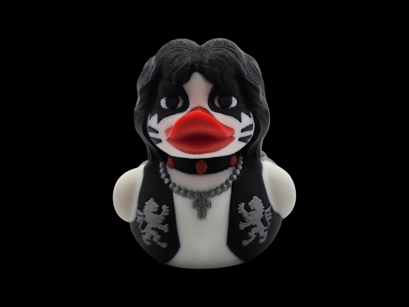 Kiss Duck Figurine Display Item for Collector Music Gift for Fan Band ...