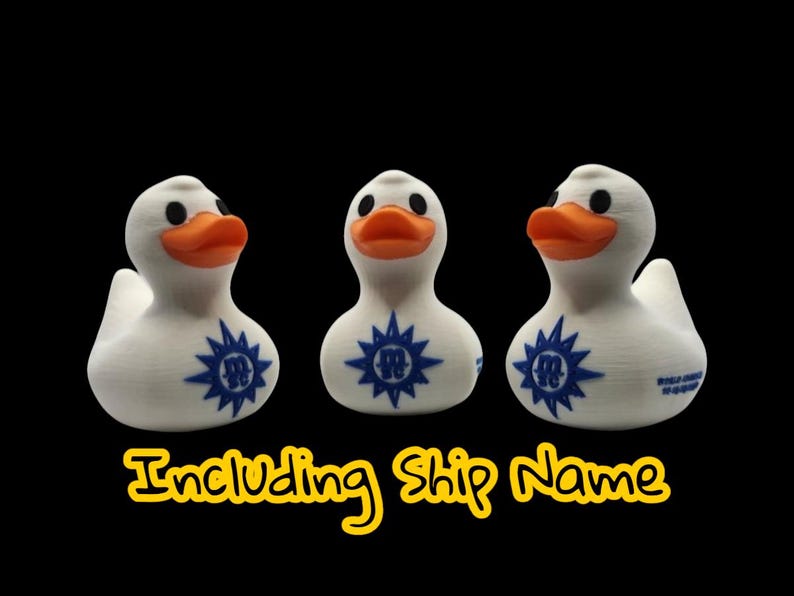 Custom MSC Cruise Line Duck Nautical Vacation Souvenir Cruise Ship MSC ...