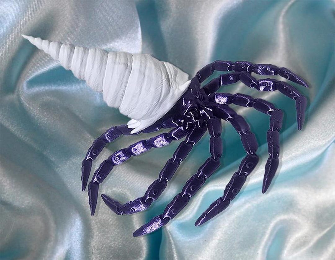 3D Fidget Toys, 3D Fidget Animals, Squid, Squid Toy, 3D Printed, 3D ...