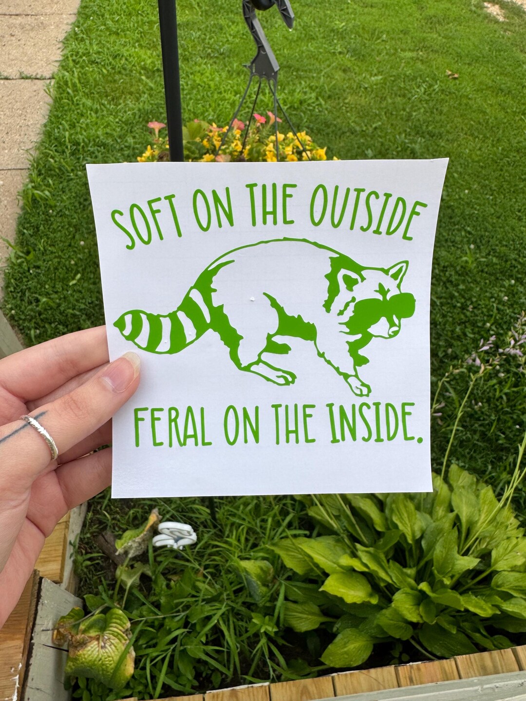 Soft yet Feral Car Decal - Etsy