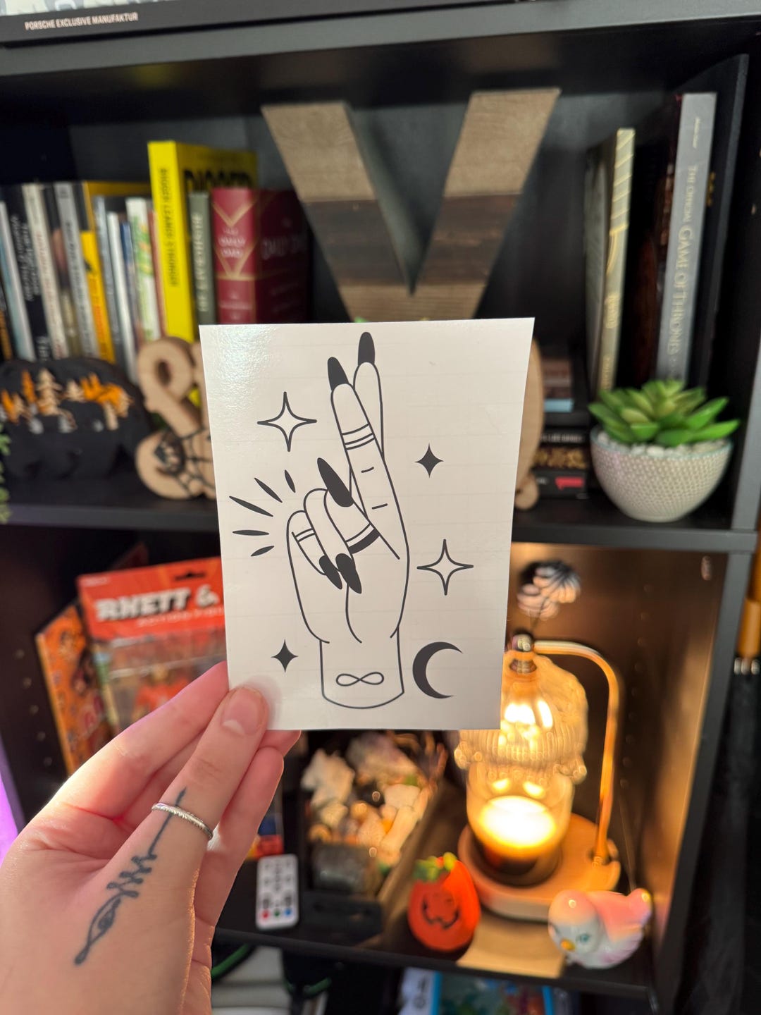 Witchy Hand Car Decal - Etsy