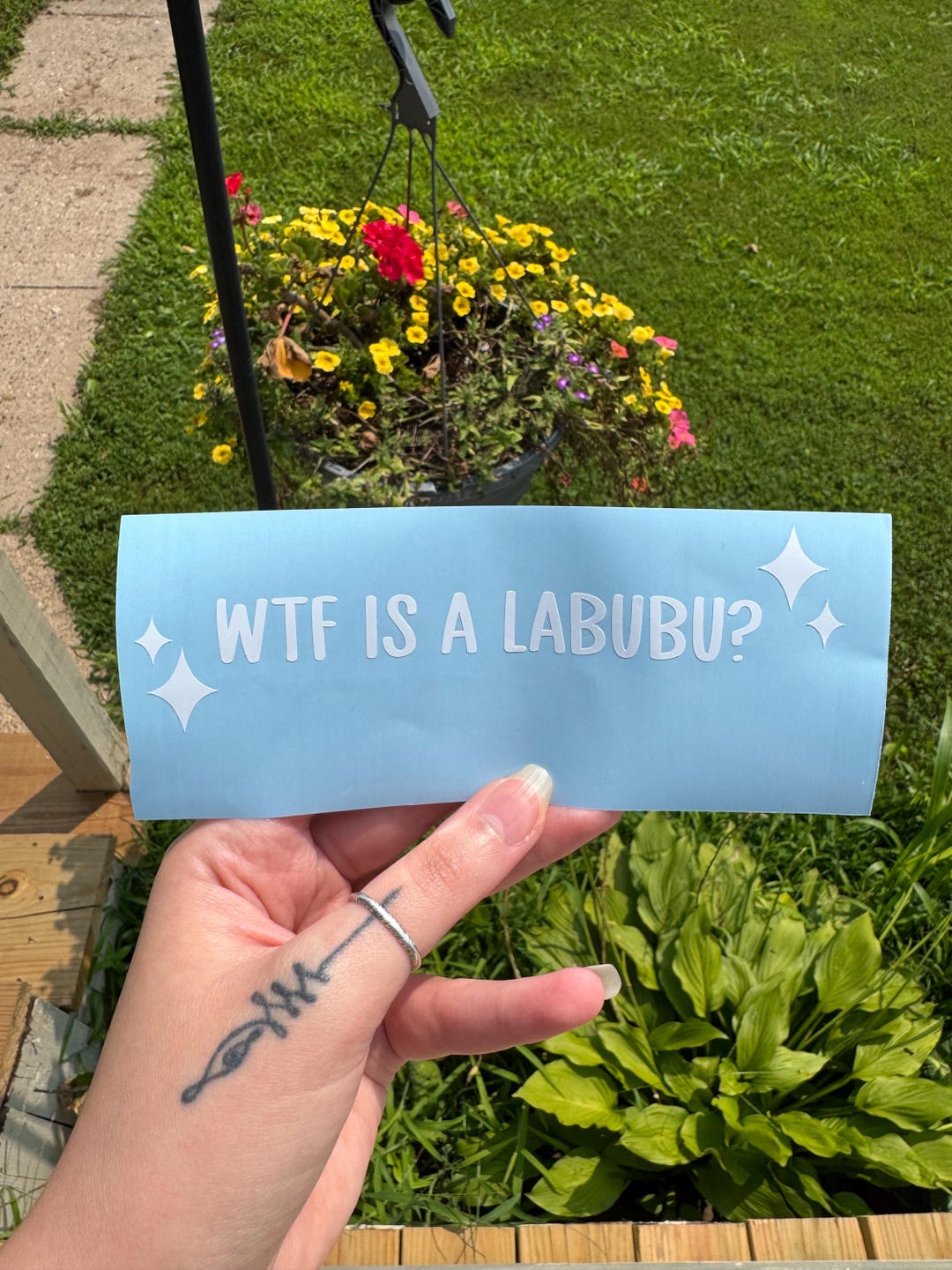 WTF is a Labubu Car Decal - Etsy