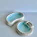 Handmade Clay Mini Brick Lined Pools With Stairs Sculpture | Ring Dish ...