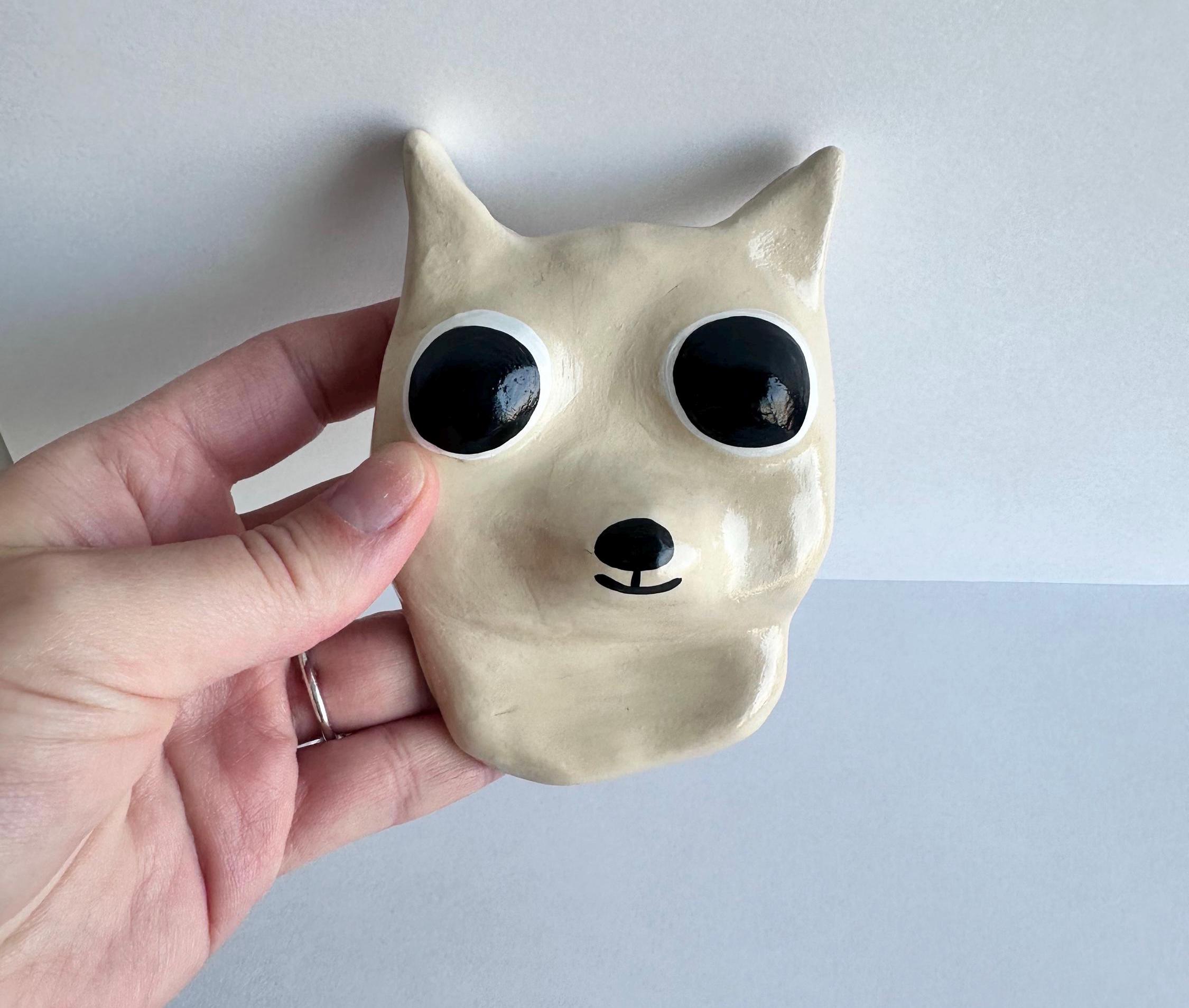 Handmade Polymer Clay Little Chihuahua Decorative Accents | Desk Buddy ...