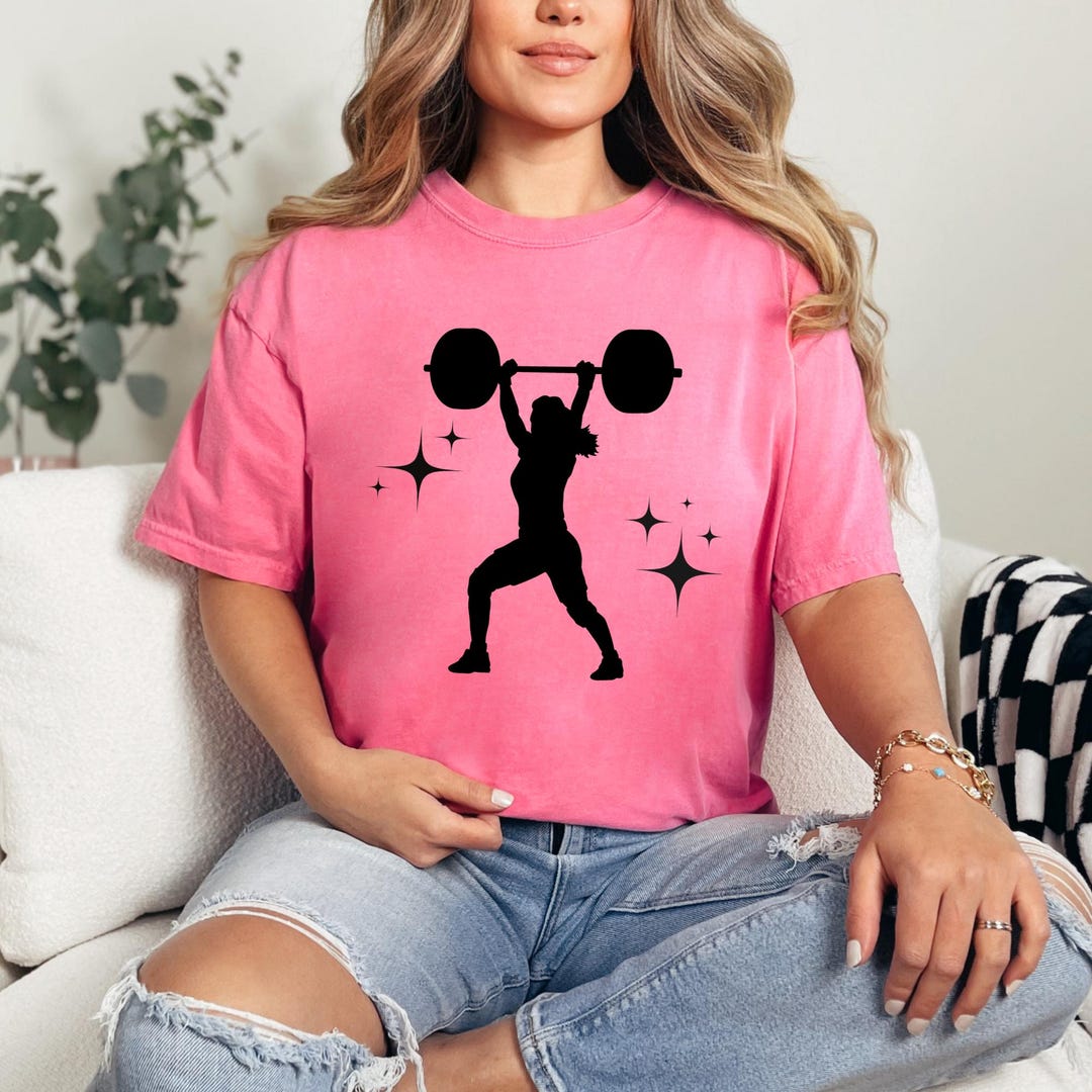 Olympic Weightlifting Women's Comfort Colors Tee Shirt, Garment-dyed T ...