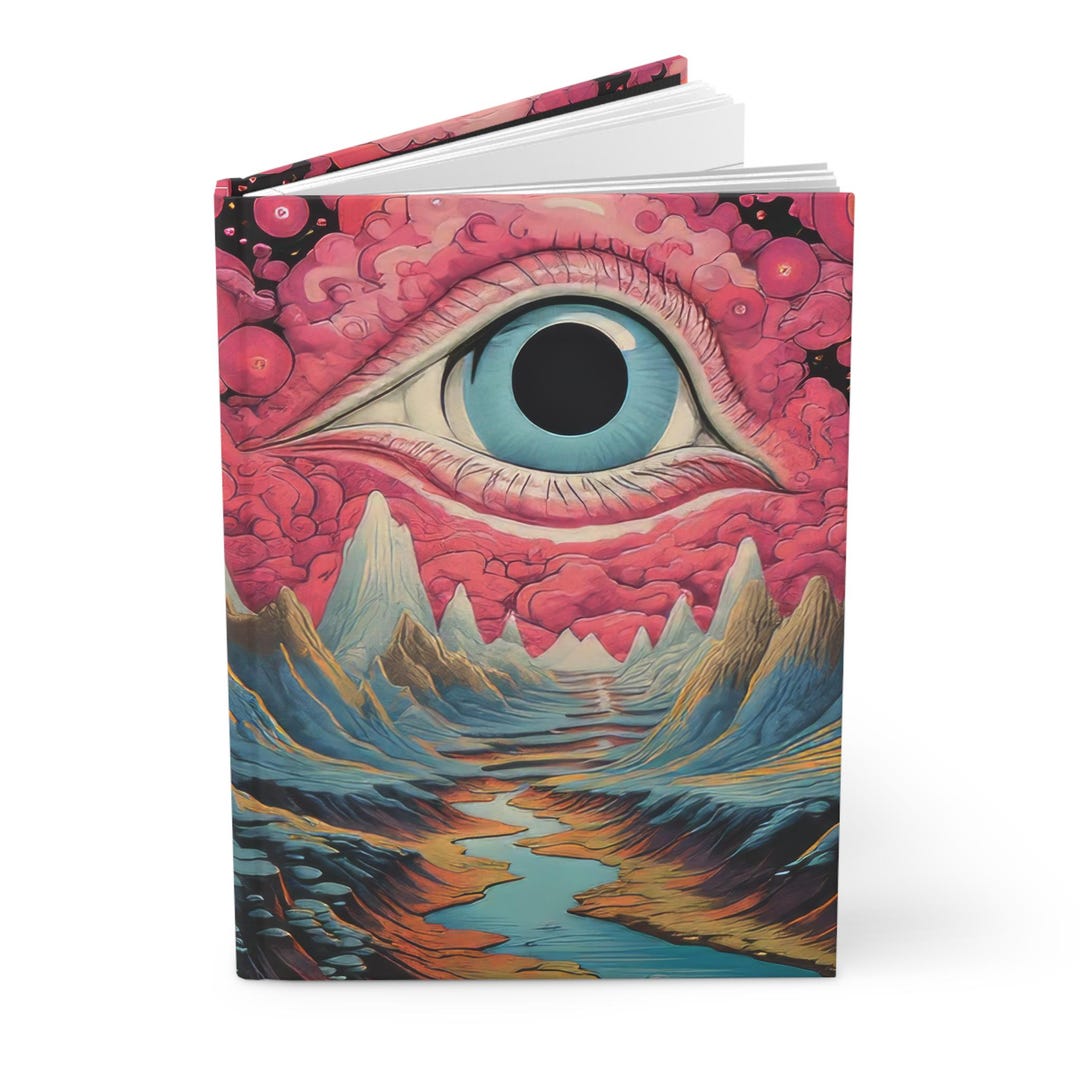 Trippy 60s Hardcover Journal: Psychedelic Dream Notebook - Etsy