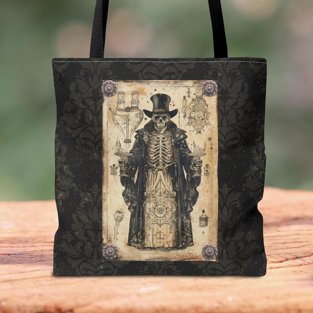 Apothecary Tote Bag (AOP) All Over Print, Dark Academia Witchcore Goth ...