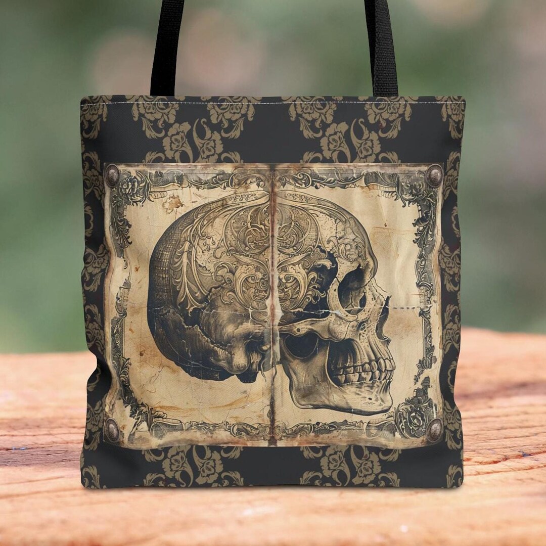 Apothecary Tote Bag (AOP) All Over Print Tote Bag Dark Academia ...