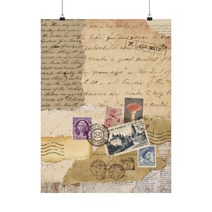 A Poster for the Postmaster Collection Matte Vertical Posters Digital ...