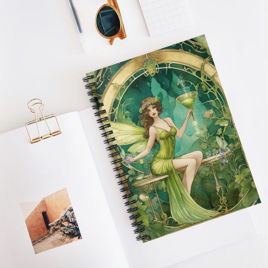 Green Fairy Collection, Notebooks, Journals, Spiral Notebook Ruled Line ...