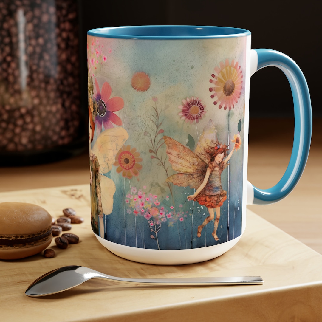 Queen Fairy Coffee Mug, Large Mug, Coffee Lovers Mug, Fairycore Mug ...