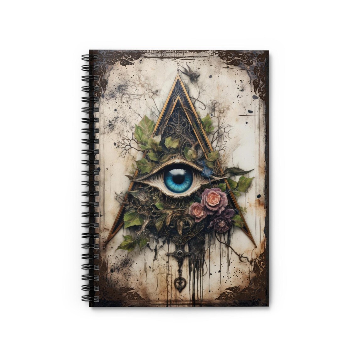 Eye Grimoire Notebook: Witchcore Book of Shadows, Ruled Line - Etsy