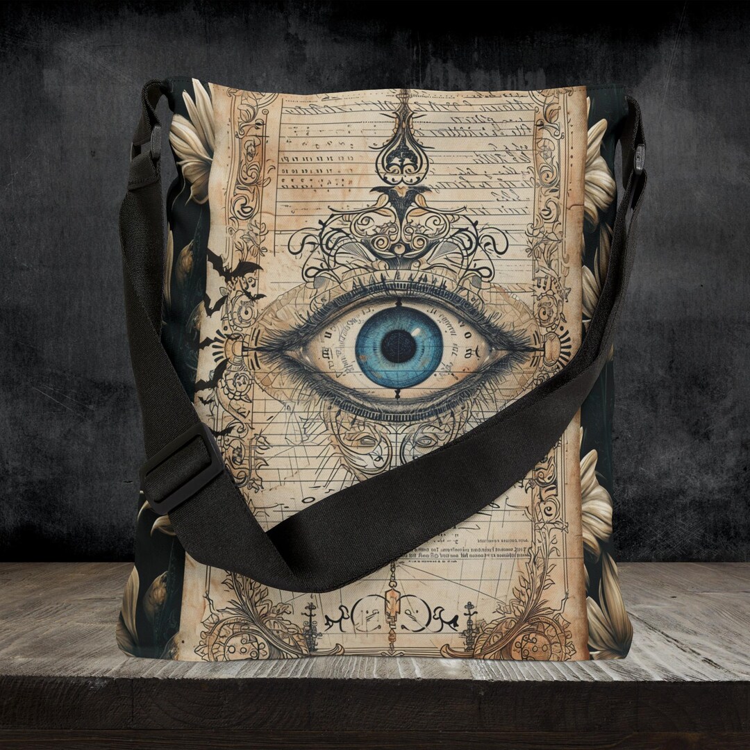 Mystic Eye Tote Bag, Adjustable Tote Bag (AOP) All Over Print Shopping ...