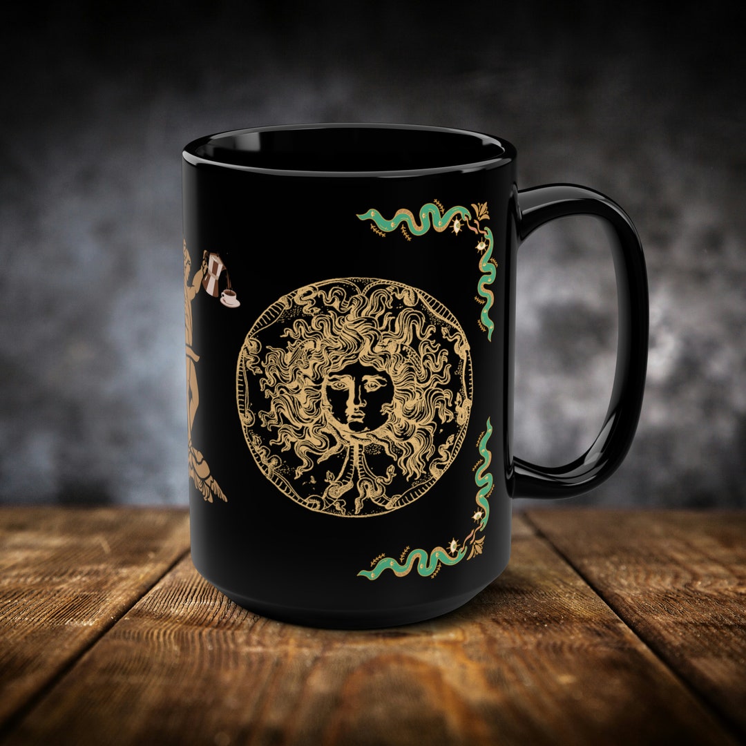 Medusa in the Morning Mug, Medusa, Gorgon, Perseus, Large Coffee Mug ...