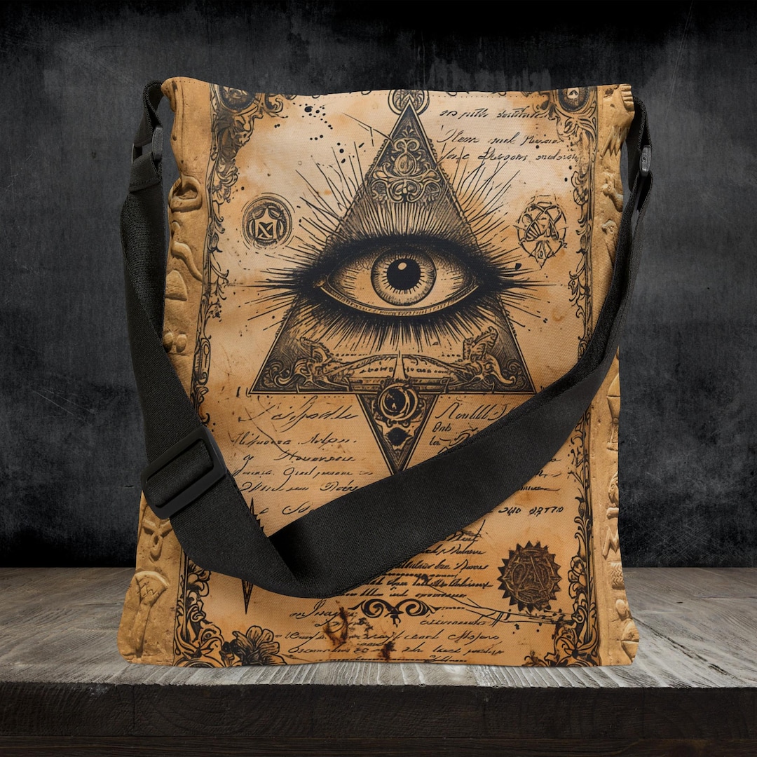 Mystical Third Eye Tote Bag Adjustable Tote Bag (AOP) All Over Print ...