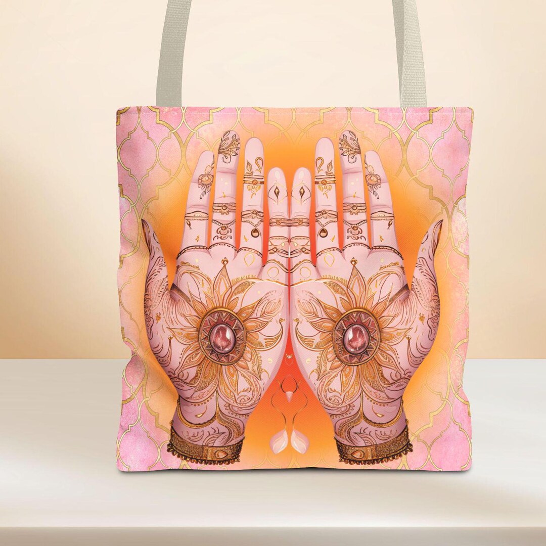 Healing Hands Collection of Tote Bags Tote Bag (AOP) All Over Print ...