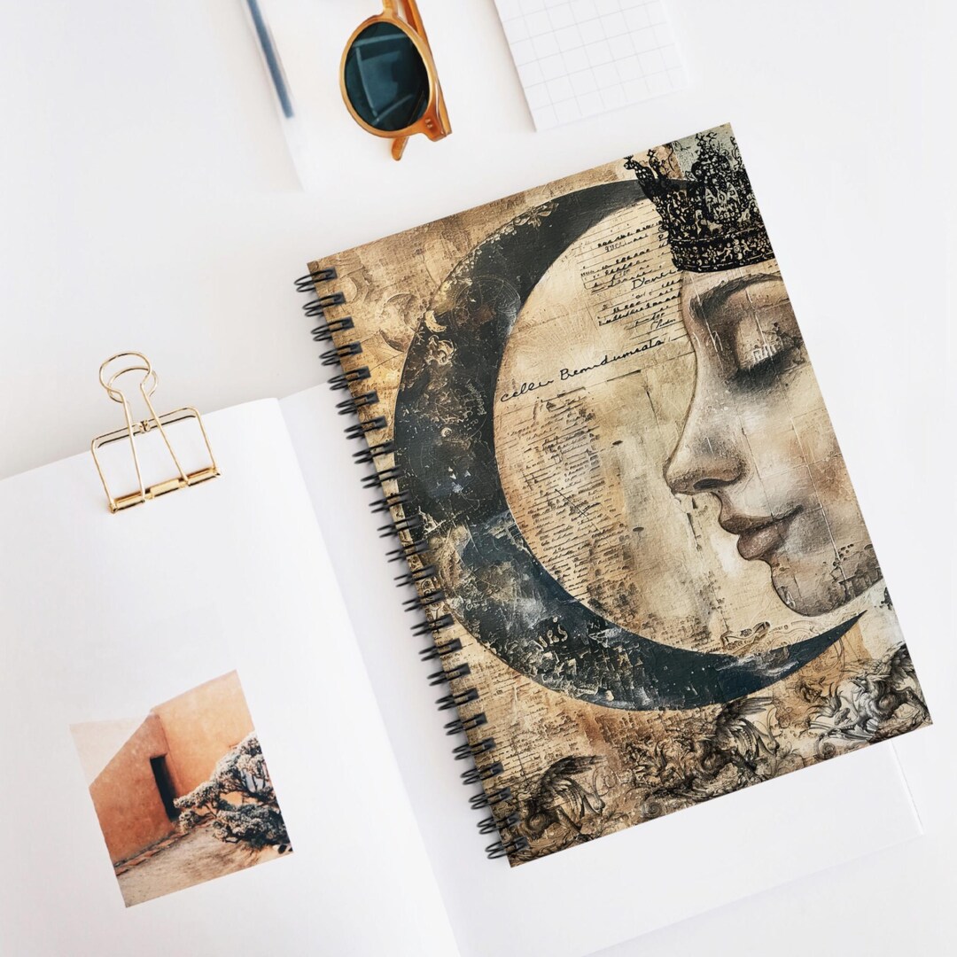 Moon Magic Notebooks, Spiral Notebook - Ruled Line, Journal for Her ...