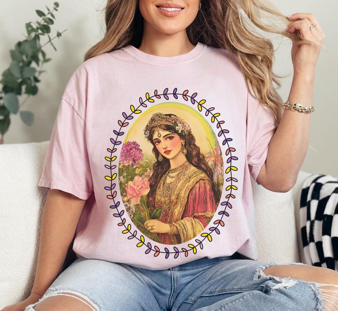 Spring Gypsy Colorful T-shirt in Light Pastel Colors for Outings ...