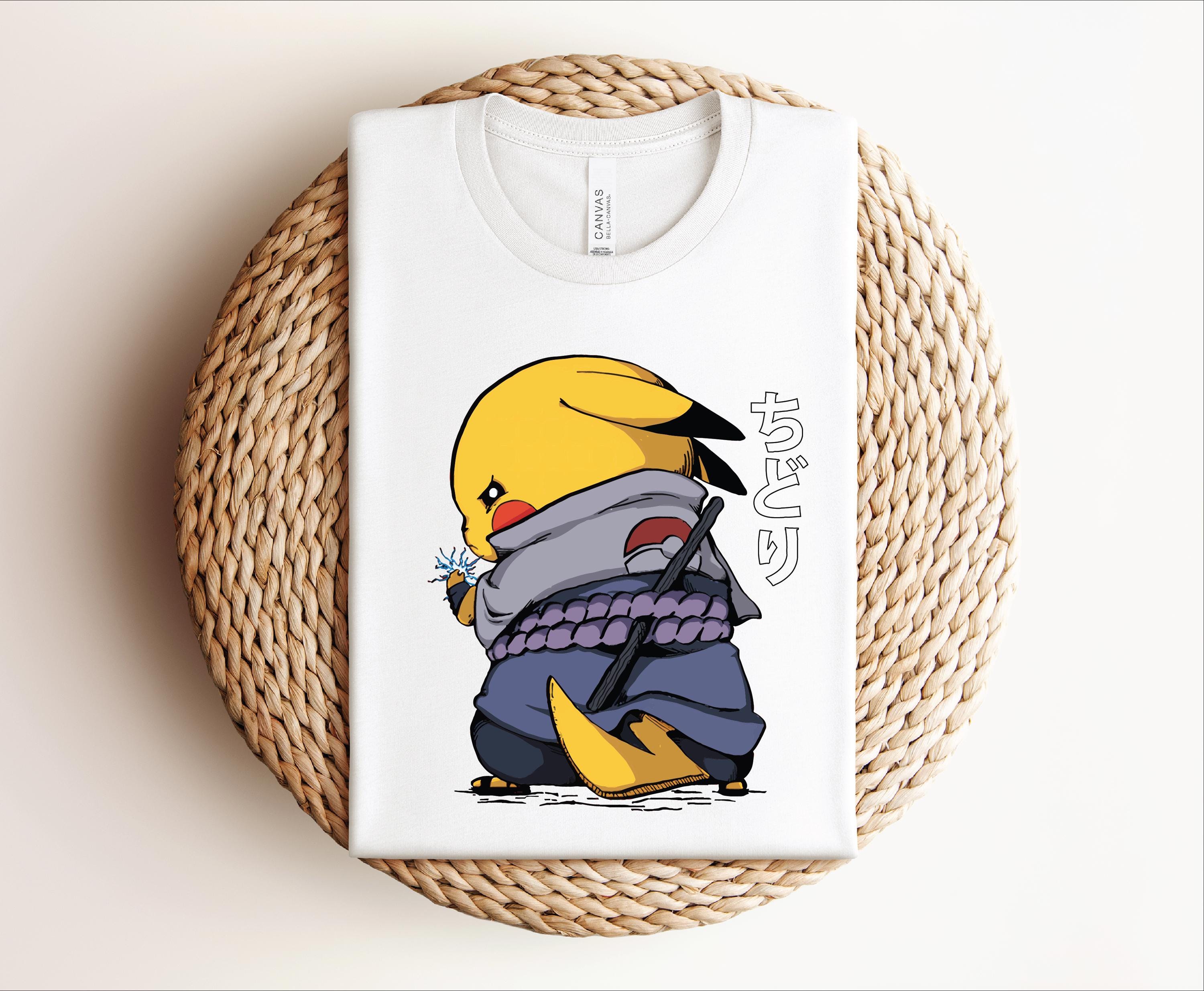 Sasuke Pikachu Shirt Etsy UK