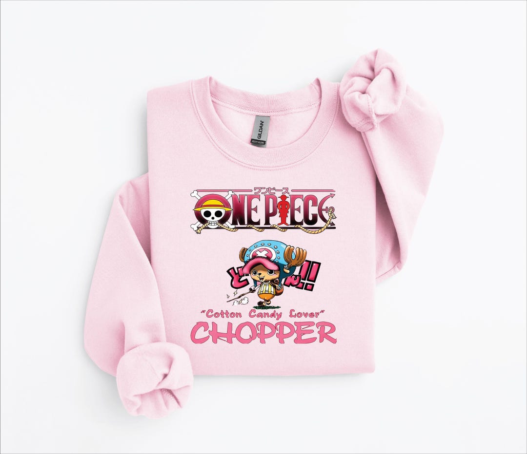 Chopper cotton Candy Lover Sweater One Piece Show Gildan 18500 Kids ...