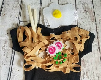 RAMEN Costume With Egg Headband - Order by October 21 for Halloween - Etsy