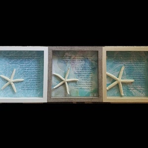 Great for Teacher Appreciation Gifts 9x9 Starfish Poem Shadow Box for ...