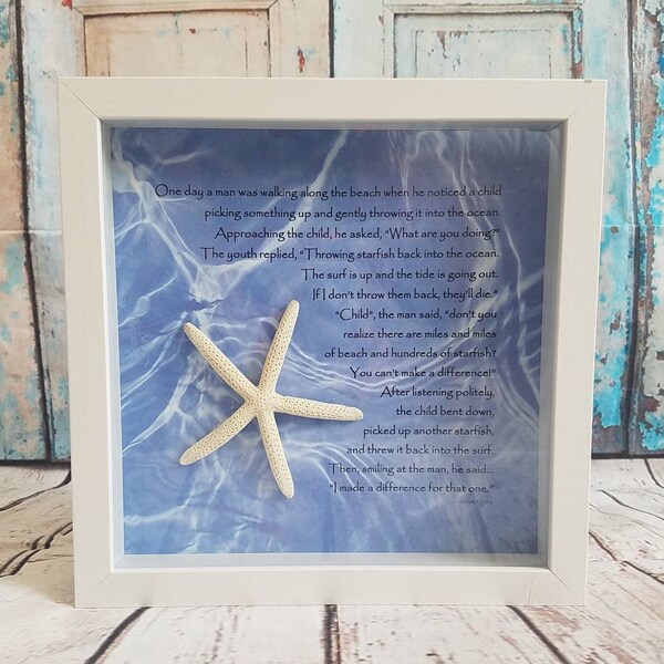 Starfish Quote - Etsy