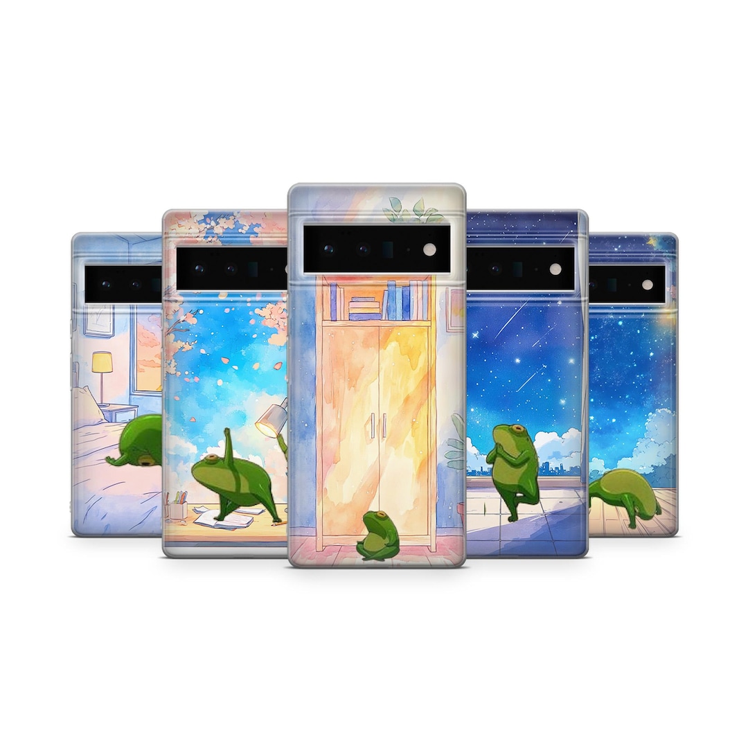 Froggy Phone Case Funny Frog Cover for Google Pixel 9 Pro, 8, 7A ...