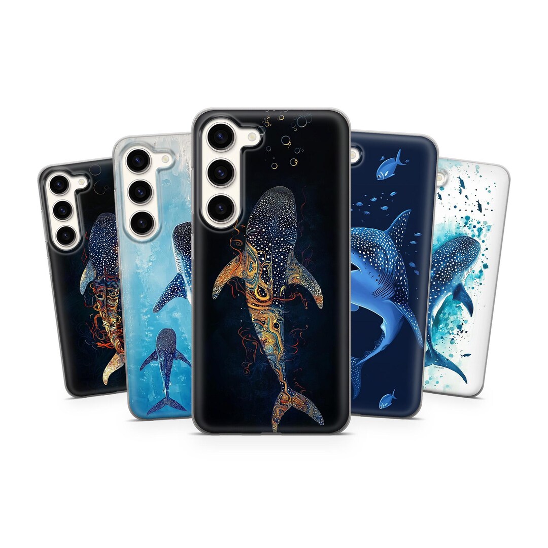 Whale Shark Phone Case Ocean Sea Cover for Samsung Galaxy S24, S23, A16 ...