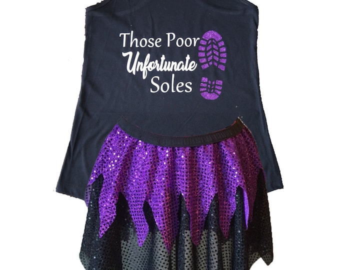 Ursula Running Costume, Ursula Costume, Fairy Tale Shirt, Ursula Tank ...