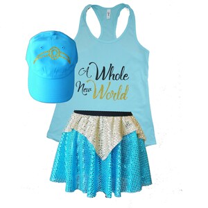 Jasmine Running Costume, Princess Jasmine Costume, Fairy Tale Shirt ...