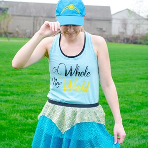 Jasmine Running Costume, Princess Jasmine Costume, Fairy Tale Shirt ...