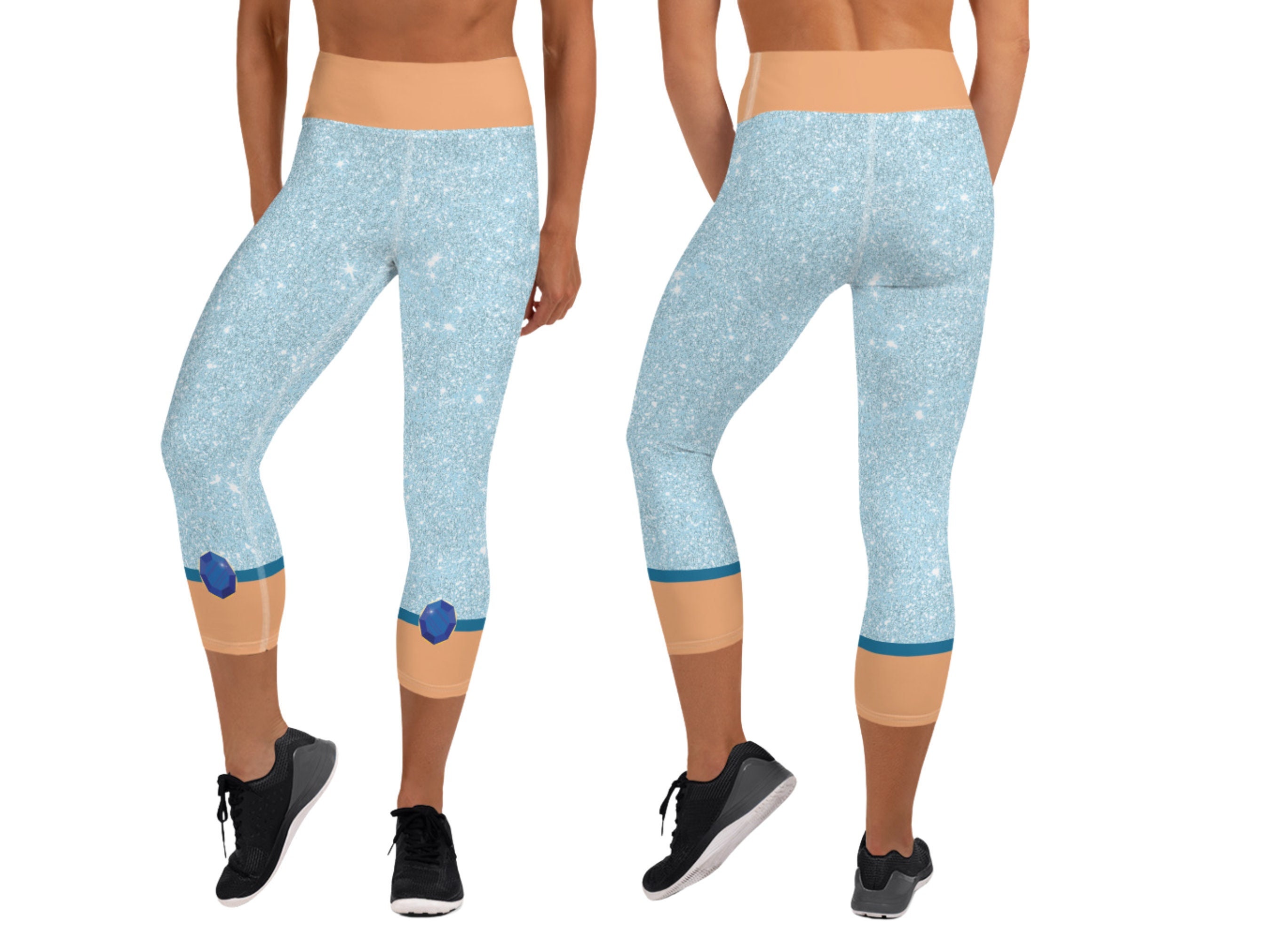 Jasmine Running Costume, Jasmine Aladdin Leggings, Princess Jasmine ...
