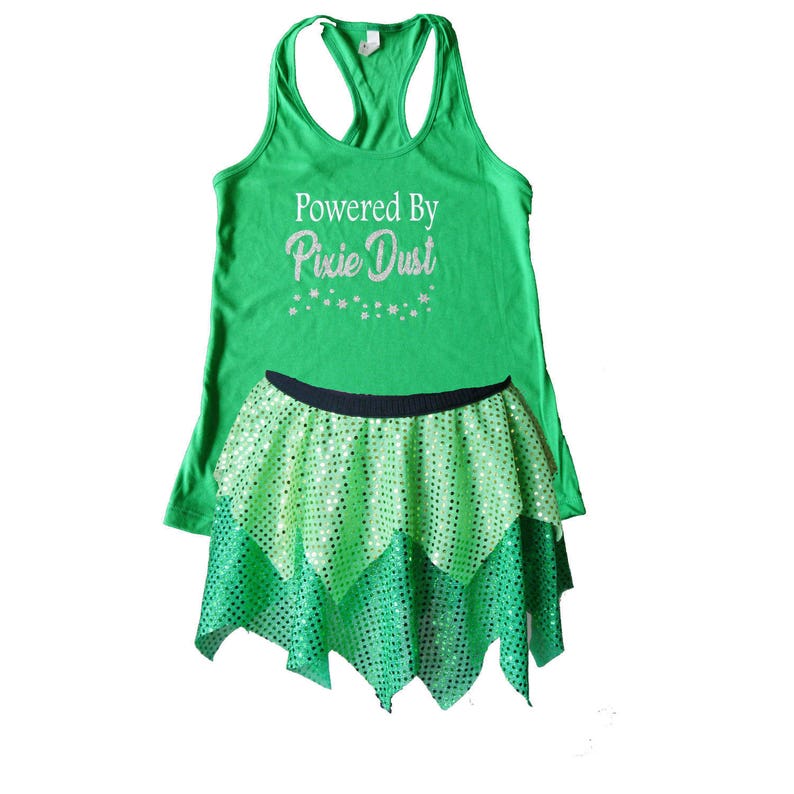 Tinkerbell Running Costume, Powered by Pixie Dust, Tinkerbell Costume ...