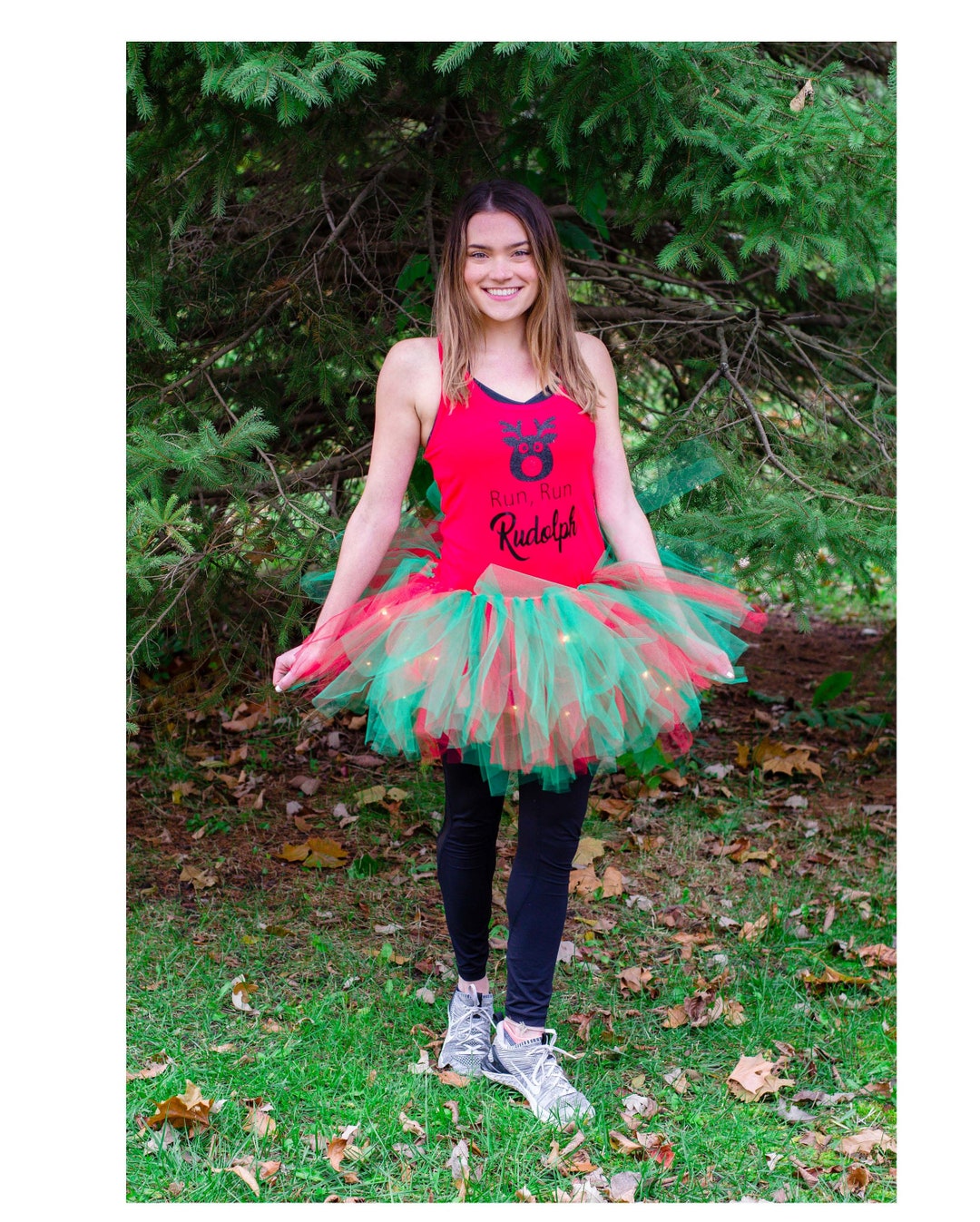 Christmas Running Costume, Christmas Tutu, Christmas Costume, Rudolph ...