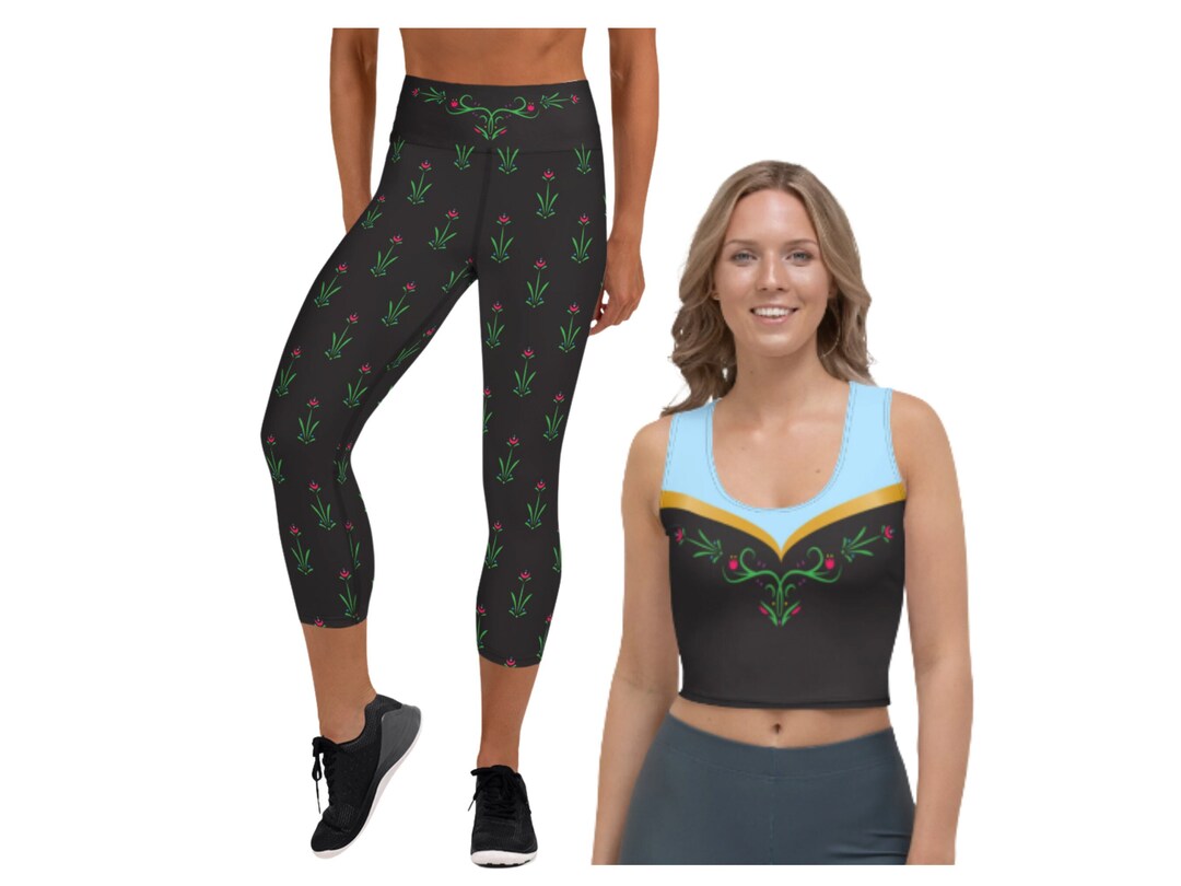 Anna Frozen Running Costume, Anna Running Leggings, Anna Running ...