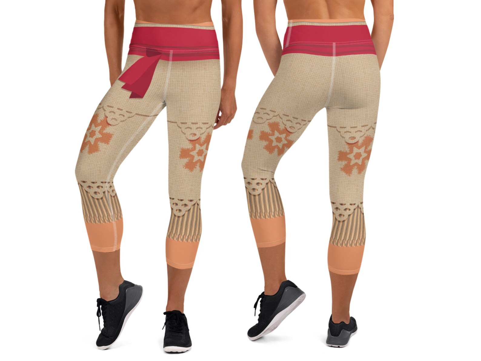 Moana Running Costume Moana Running Leggings Moana Running - Etsy