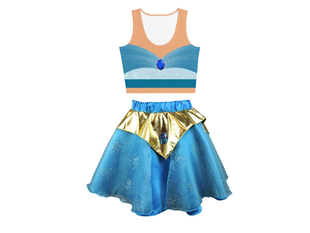 Princess Jasmine Royalty Skirt, Jasmine Running Skirt, Jasmine Running ...