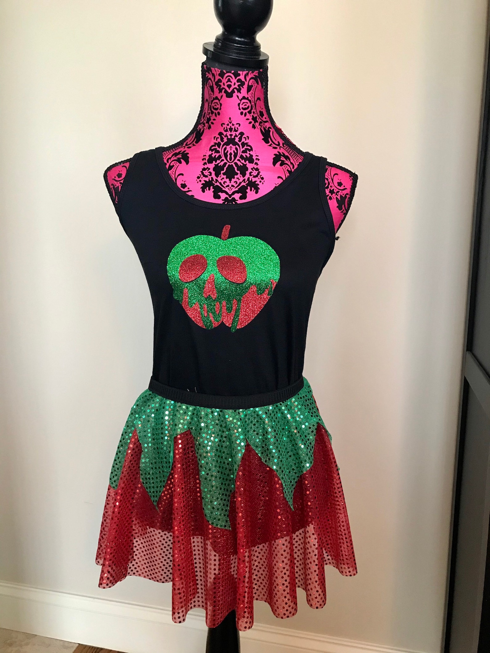 Poison Apple Running Costume, Poison Apple Costume, Fairy Tale Shirt ...