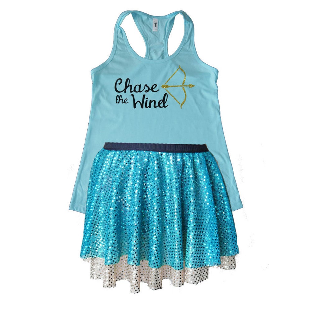 Brave Running Costume, Merida Costume, Fairy Tale Shirt, Brave Tank ...