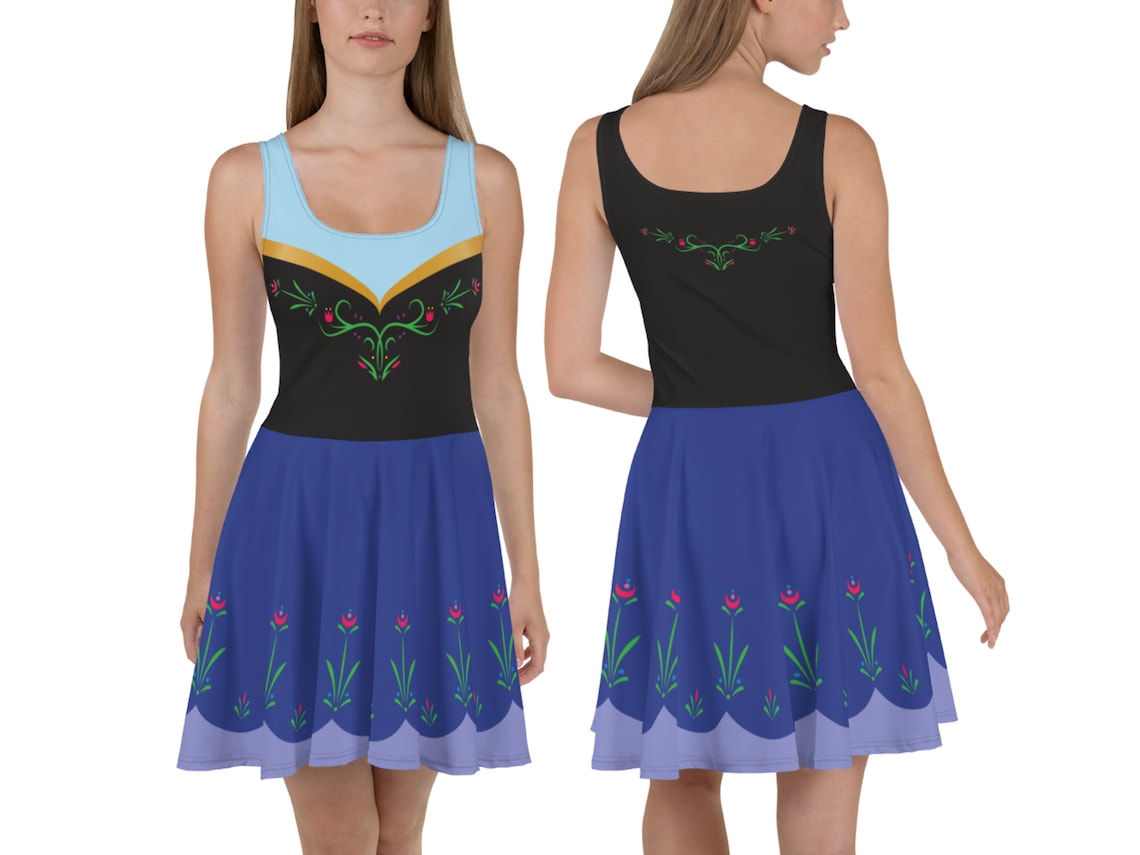 Anna Frozen Dress, Anna Frozen Running Costume, Anna Princess Costume ...