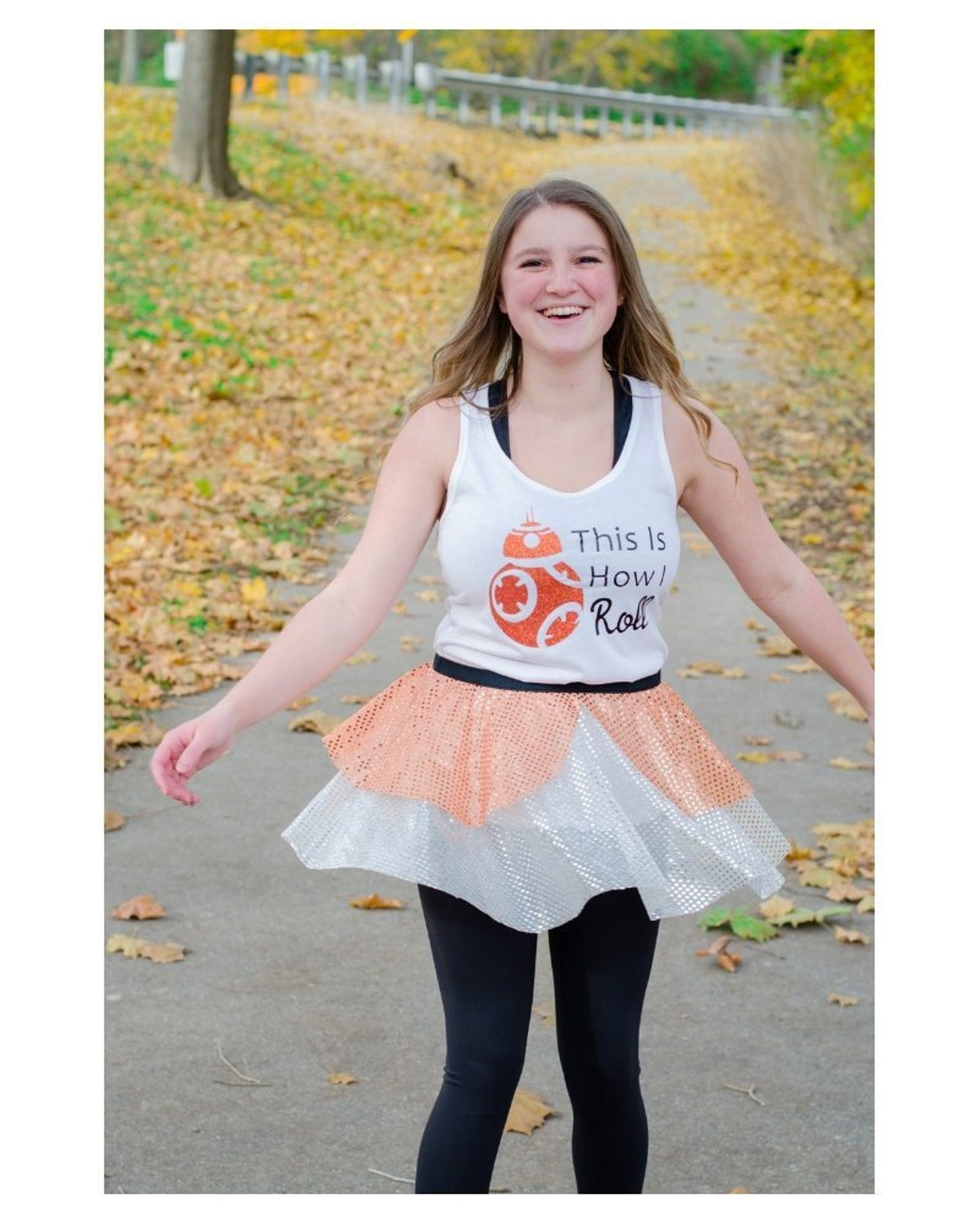 BB8 Costume Star Wars Costume BB8 Shirt BB8 Tank Sparkle | Etsy