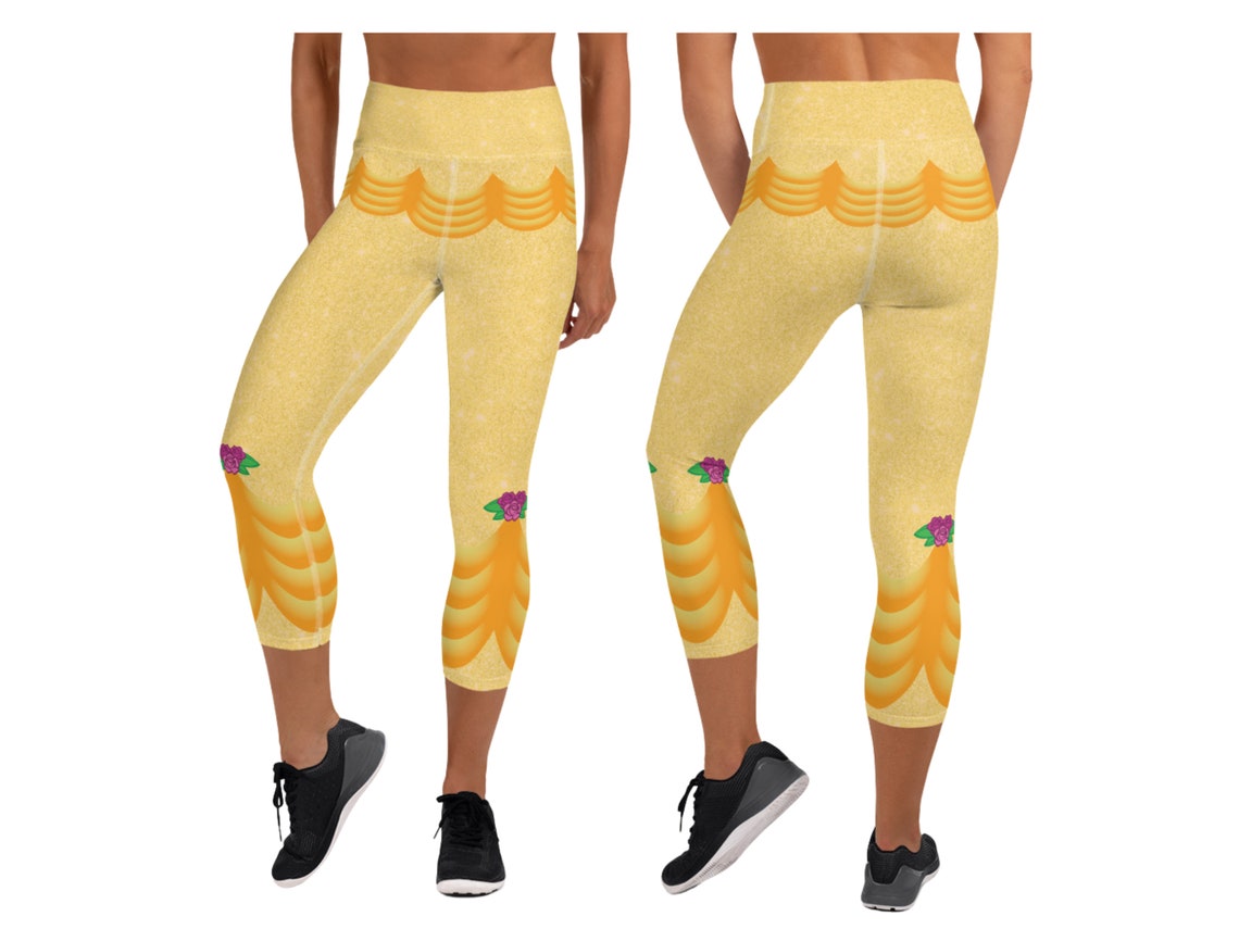 Belle Running Costume Beauty and Beast Crop Top Belle | Etsy