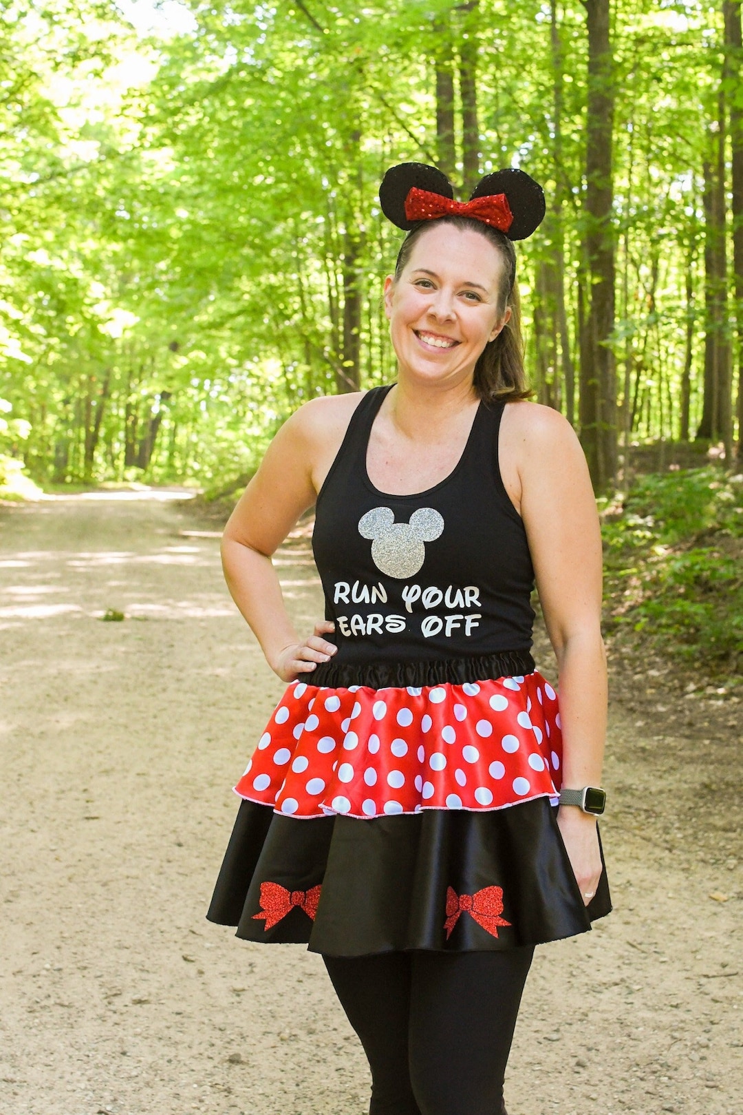 Minnie Mouse Royalty Skirt, Minnie Running Skirt, Running Skirt ...