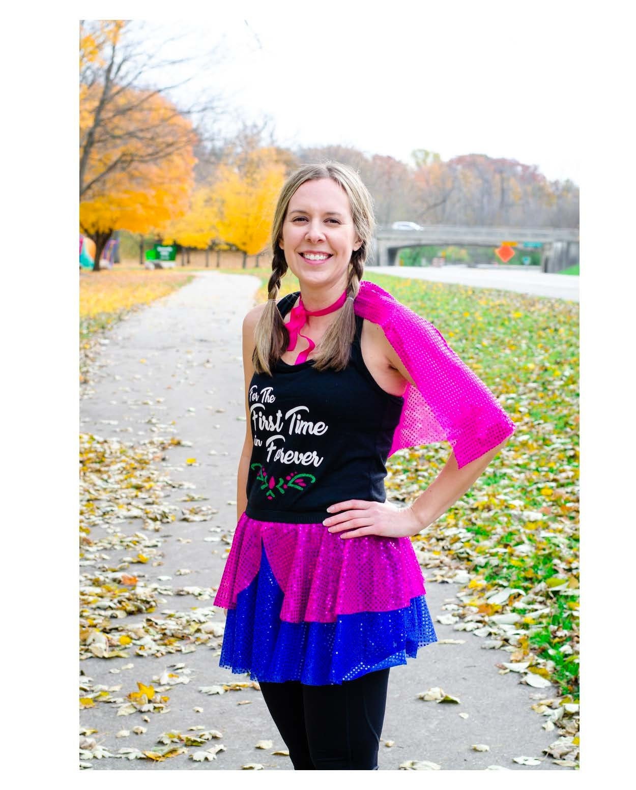 Anna Running Costume Anna Costume Fairy Tale Shirt Frozen - Etsy
