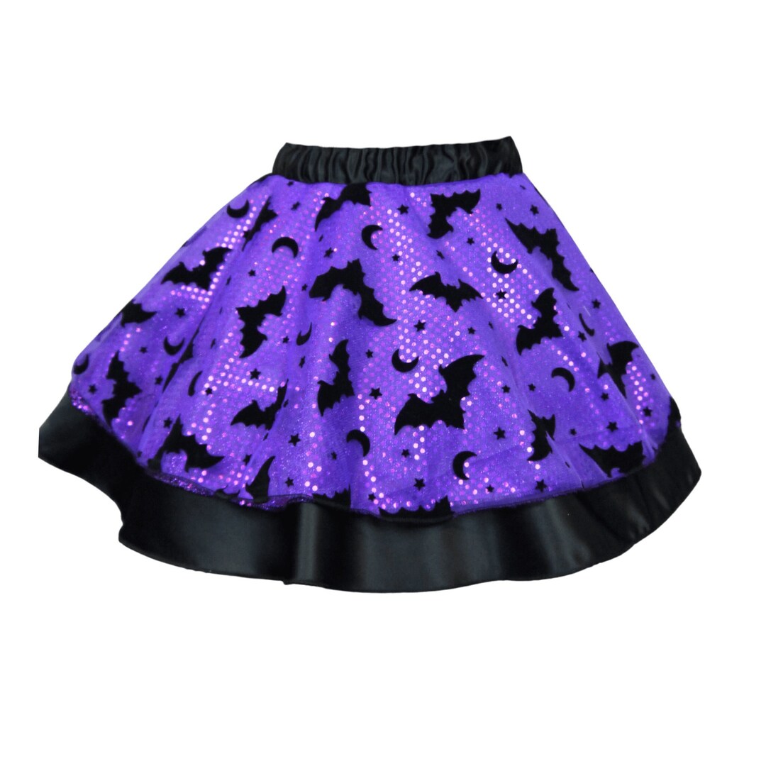 Halloween Bats Running Skirt, Halloween Bat Costume, Halloween Skirt ...